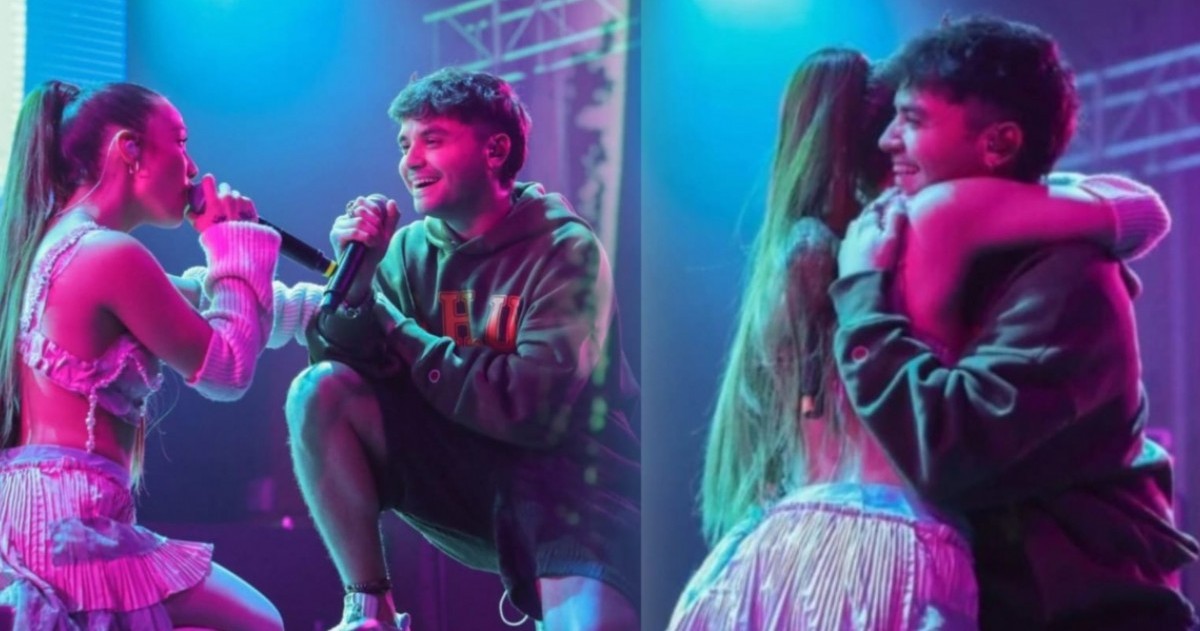 Ángela Torres y Agustín Casanova cantaron juntos en Uruguay uno de los ...