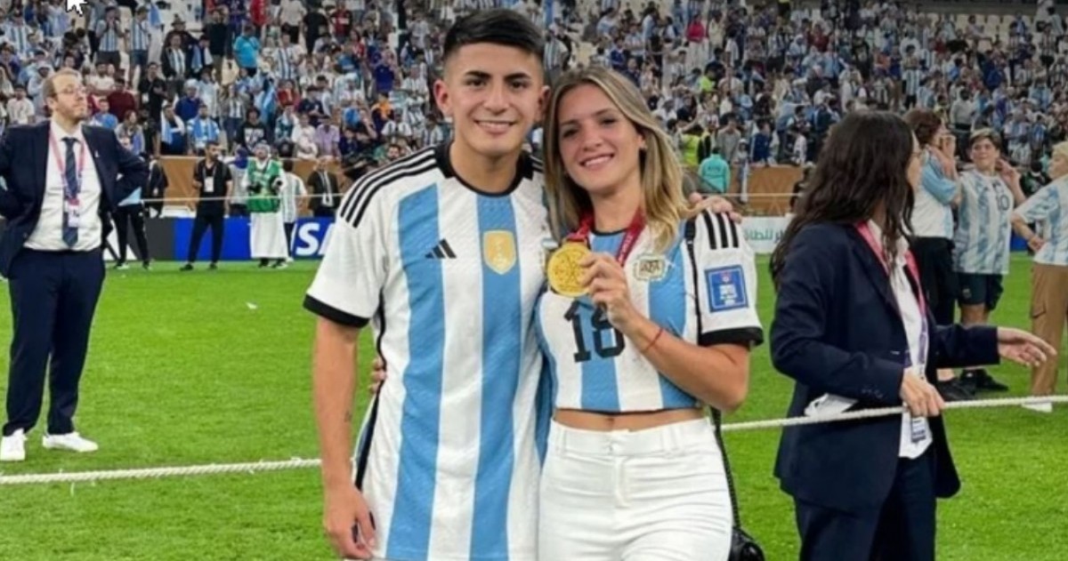 Thiago Almada borró todas las fotos con su novia y estalló otra ...
