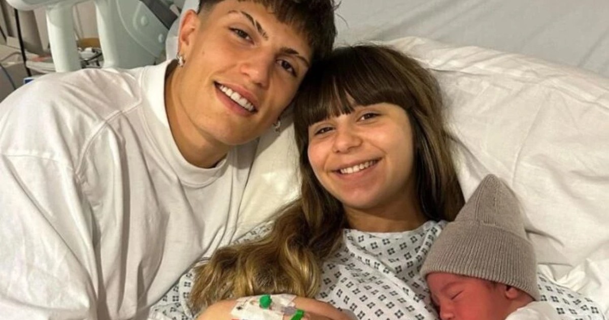 Alejandro Garnacho y Eva García fueron padres: los saludos de los ...